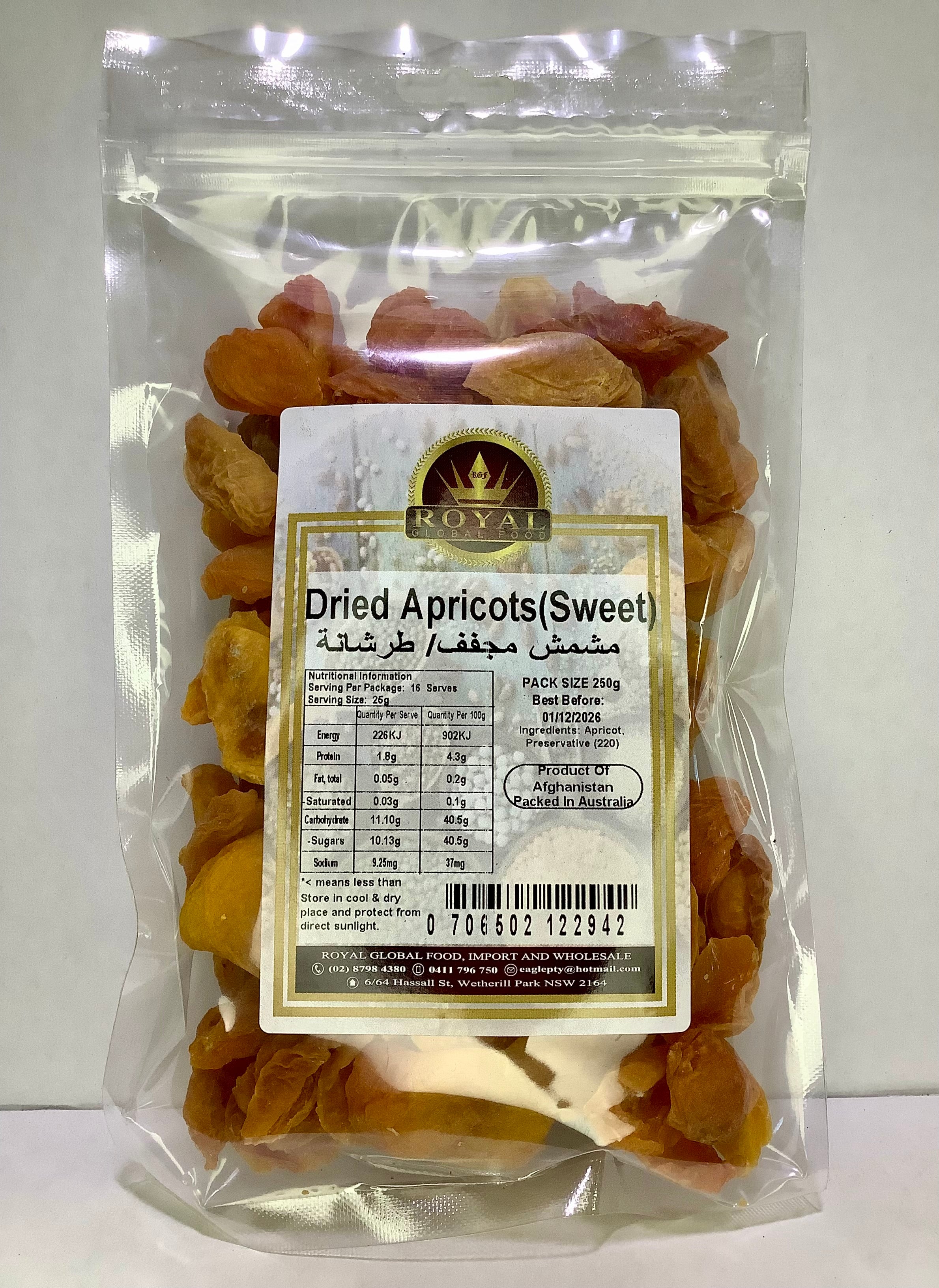 Dried Apricot – Royal Global Food