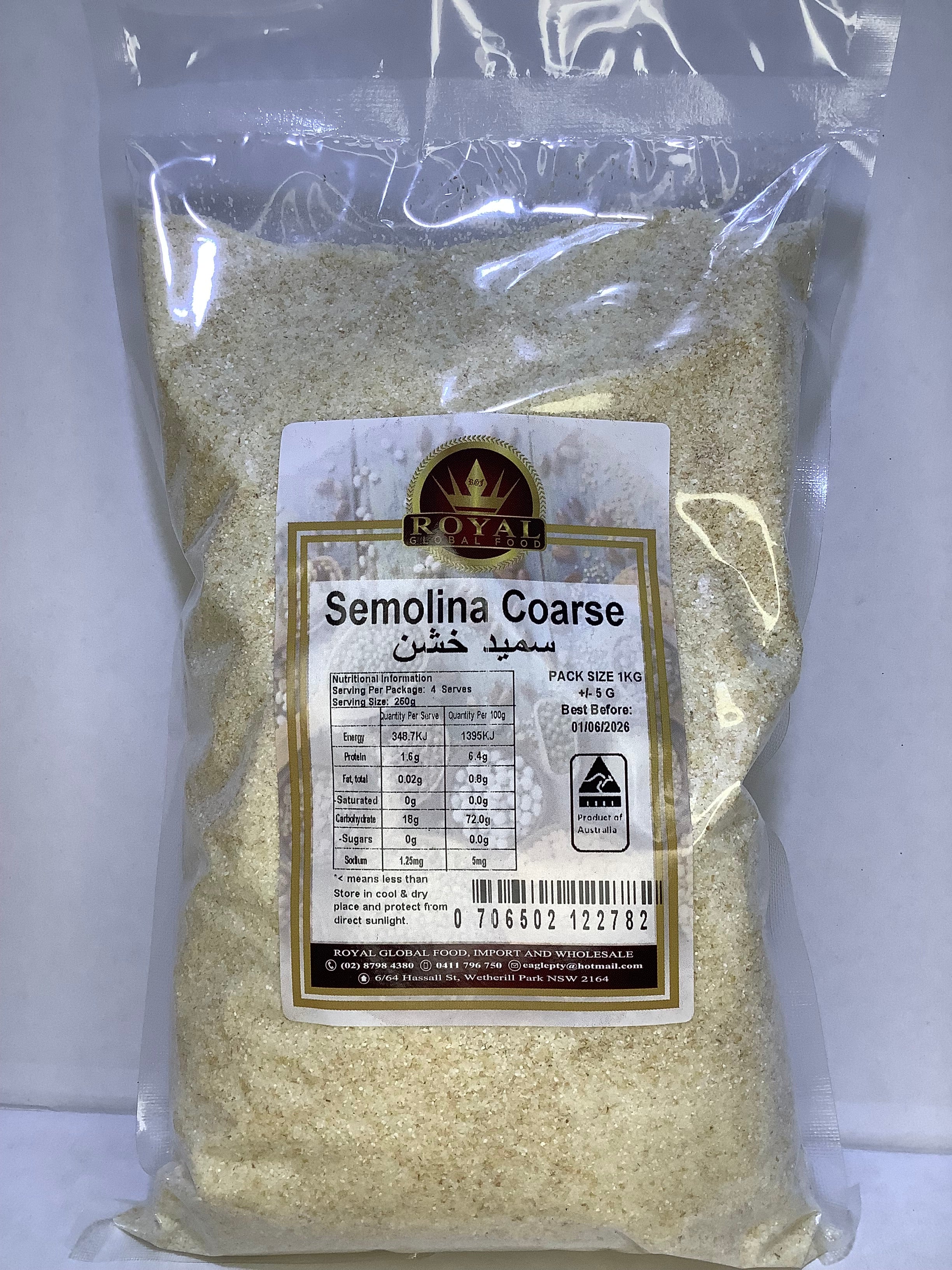 Semolina – Royal Global Food