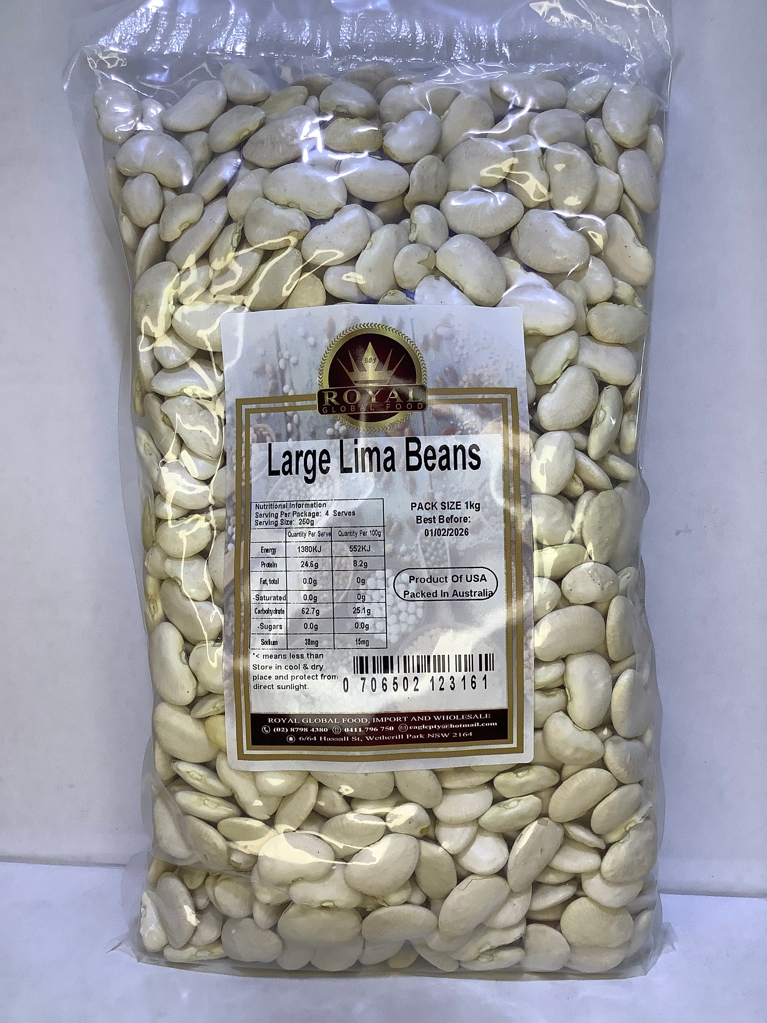 Large Lima Beans – Royal Global Food