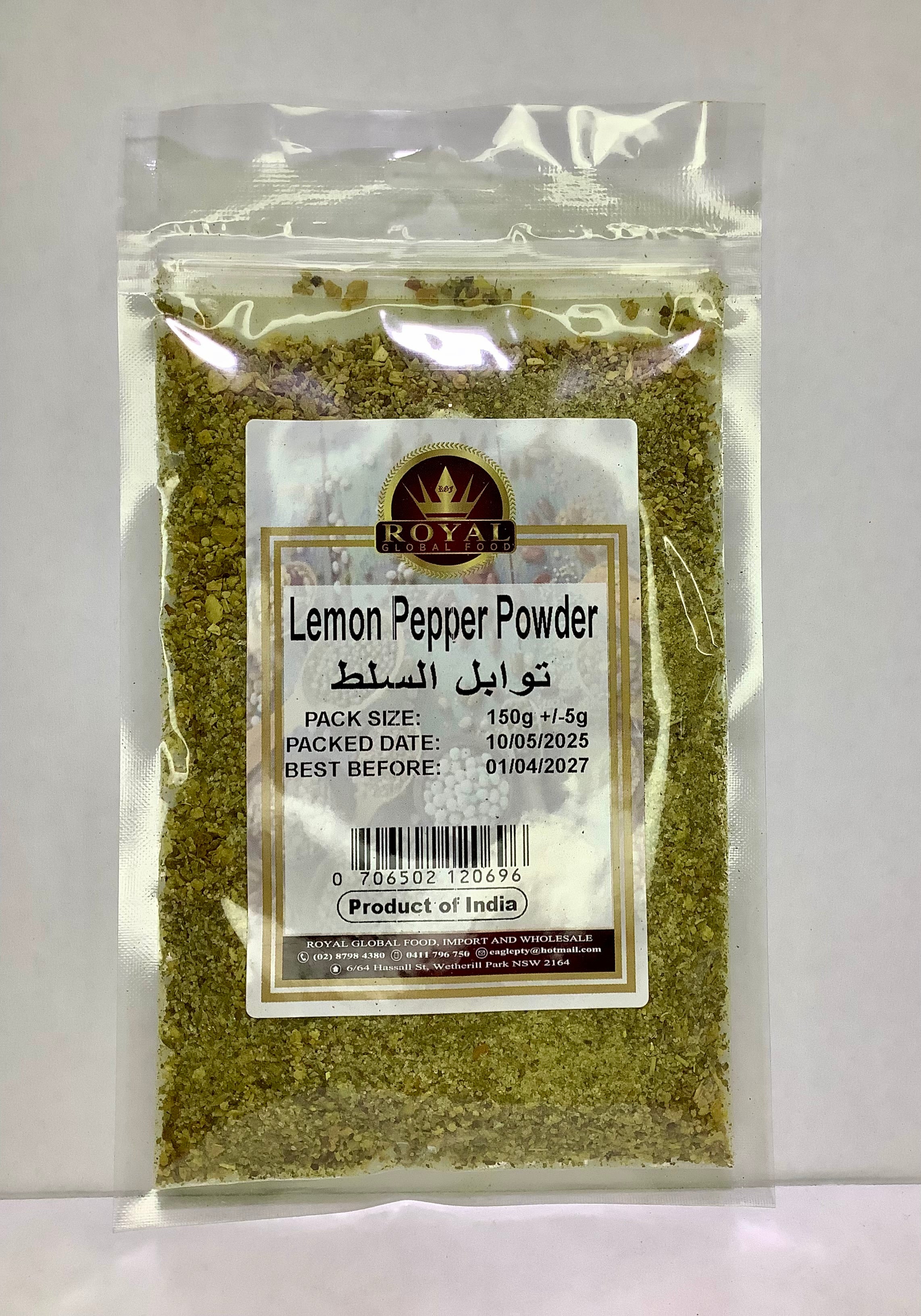 Lemon Pepper Powder – Royal Global Food