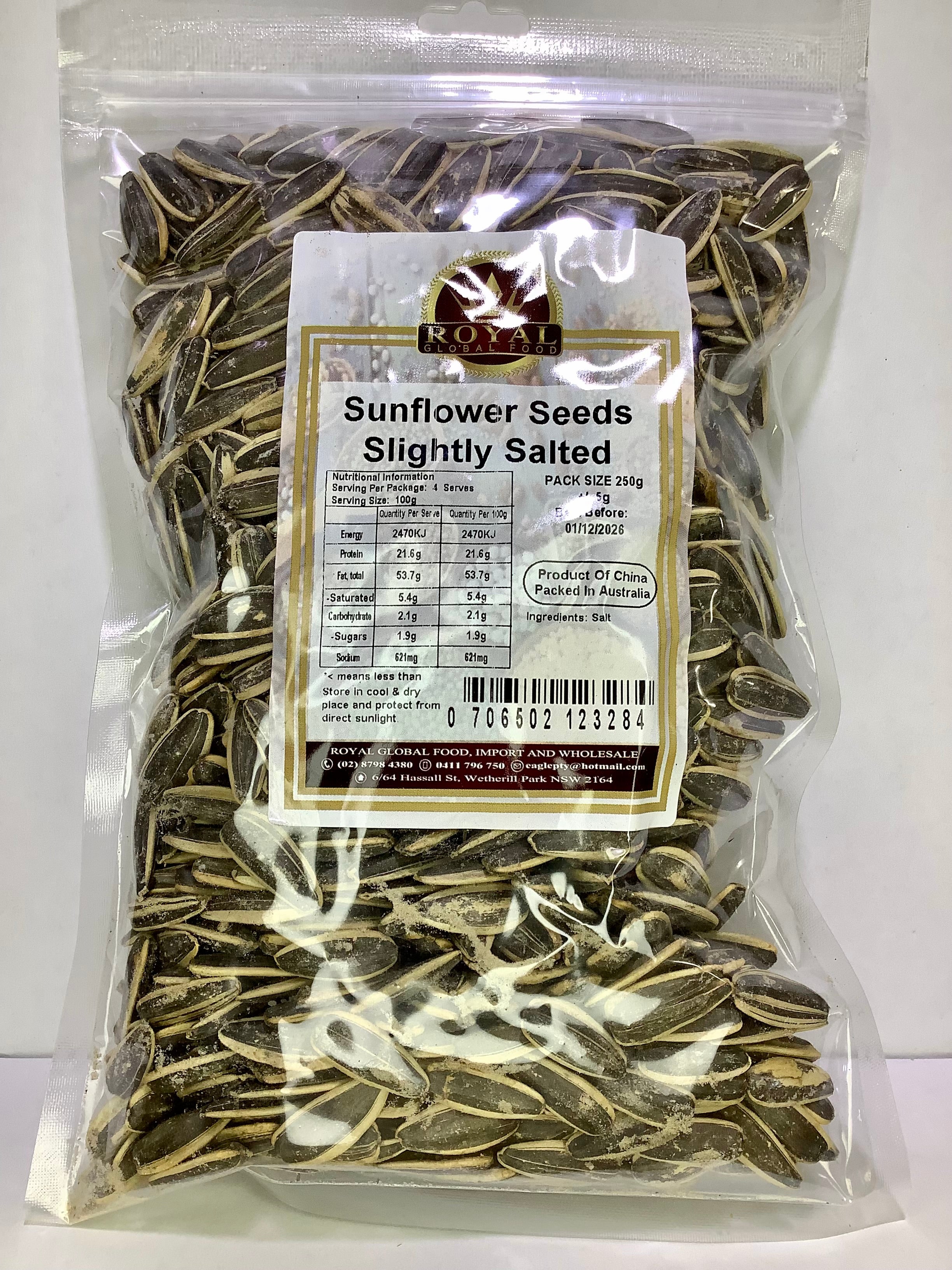 Sunflower Seed Slightly Salted – Royal Global Food